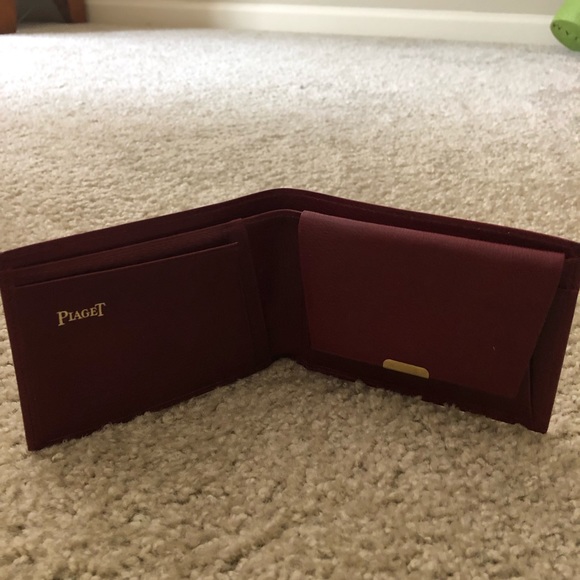 Piaget | Accessories | Piaget Red Leather Wallet | Poshmark